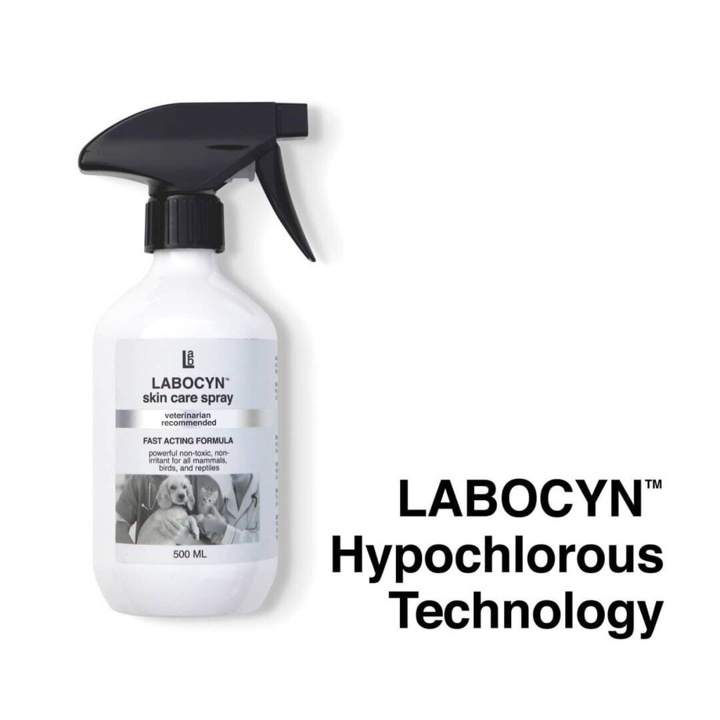 Labocyn Skin Care Spray 500ml สเปรย์ดูแลผิวหนังสำหรับสัตว์เลี้ยงขนาด ...
