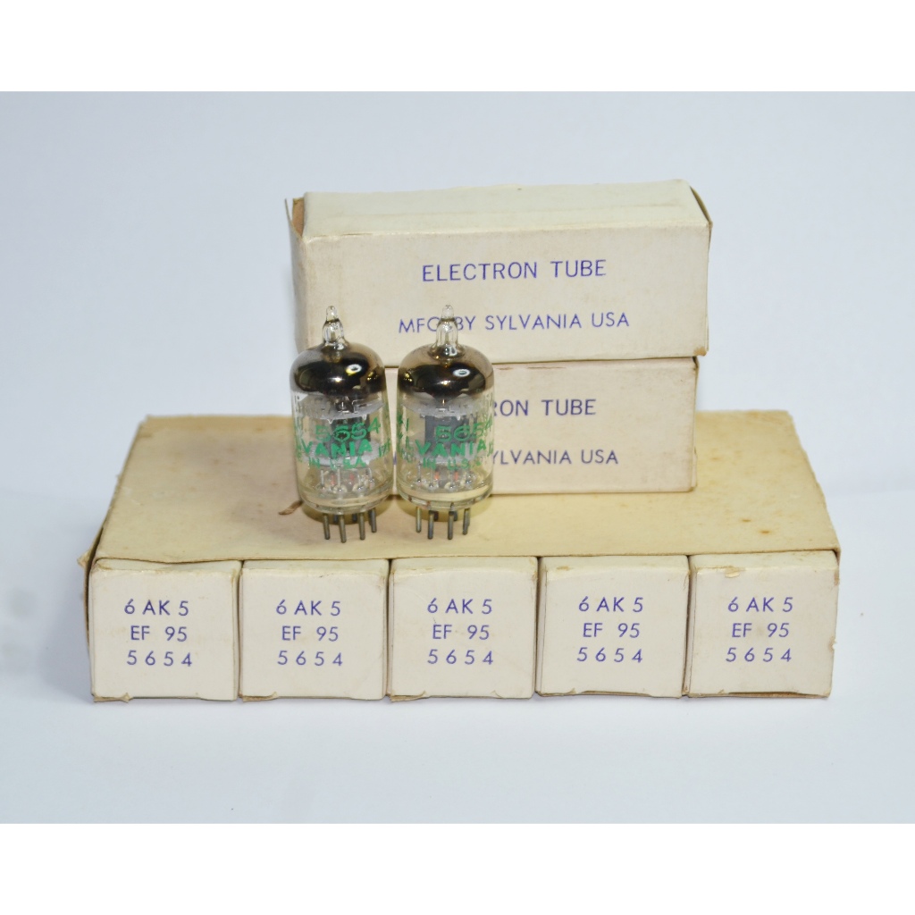 หลอด 5654,5725 และ 6AK6 USA. เกรดทหาร(ราคา/คู่)อัพเกรดปรีหลอดแทน 6J2 ...