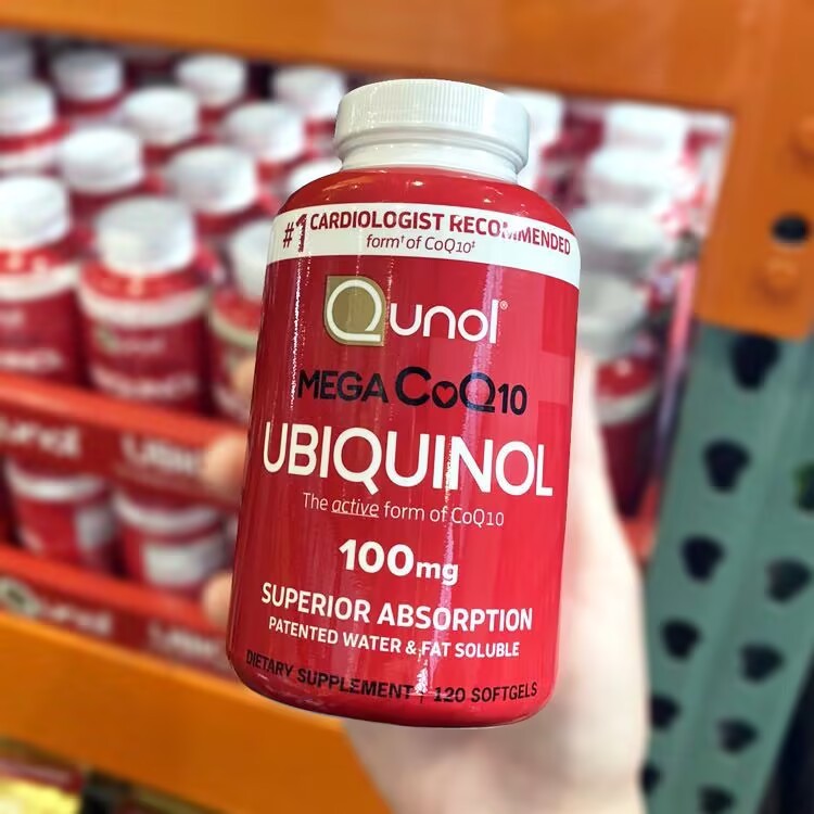 Qunol Mega CoQ10 Ubiquinol โคเอ็นไซ คิวเท็น 100 mg 120 Softgels -Health Products Store33 ...