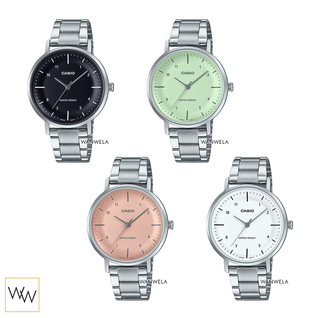 ของแท้ นาฬิกาข้อมือ Casio ผู้หญิง รุ่น LTP-VT03 สายสแตนเลส | Shopee Thailand