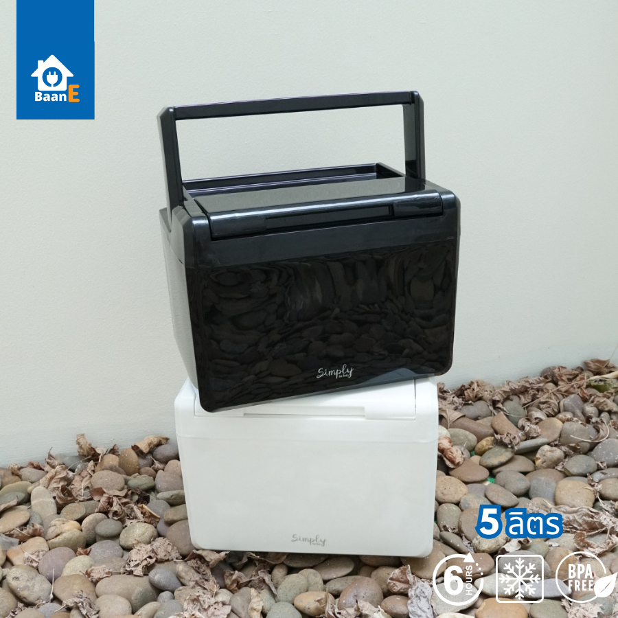 BaanE กระติกเก็บความเย็น ความจุ 5 ลิตร เก็บความเย็นได้ 4-6 ชม. กระติก ...