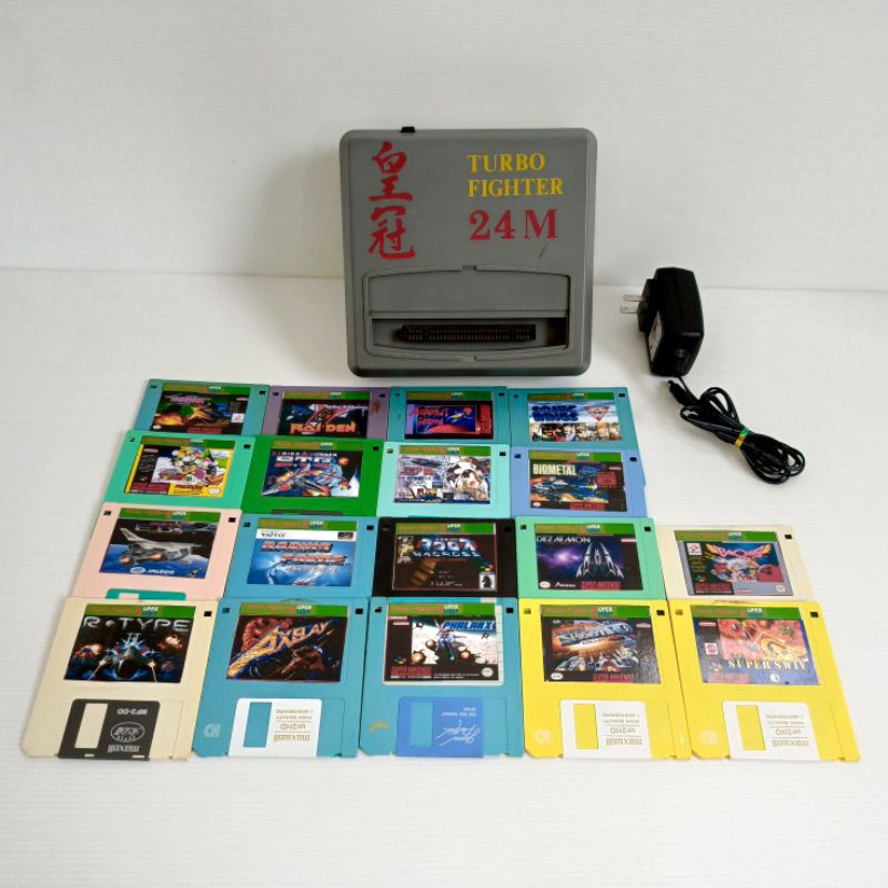หัวโปร SFC/Snes Turbo Fighter พร้อมเกม 18 เกม แนวยานยิง สุดมันคัดมาให้ ...