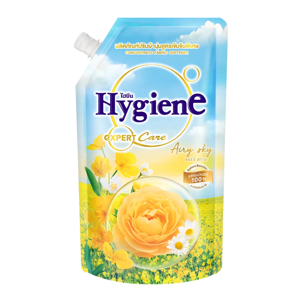 ไฮยีน-ปรับผ้าเข้มข้น แอร์รี่สกาย ฟ้า 480มล./Hygiene Airy Sky Blue 480ml ...