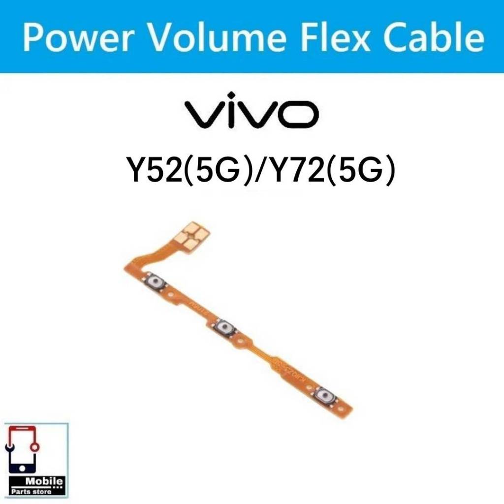 แพรสวิตช์ Vivo Y52/5G , Y72/5G แพรpower แพรปิดเปิด Power&Volume Button Flex Cable Y52 / Y72 ...