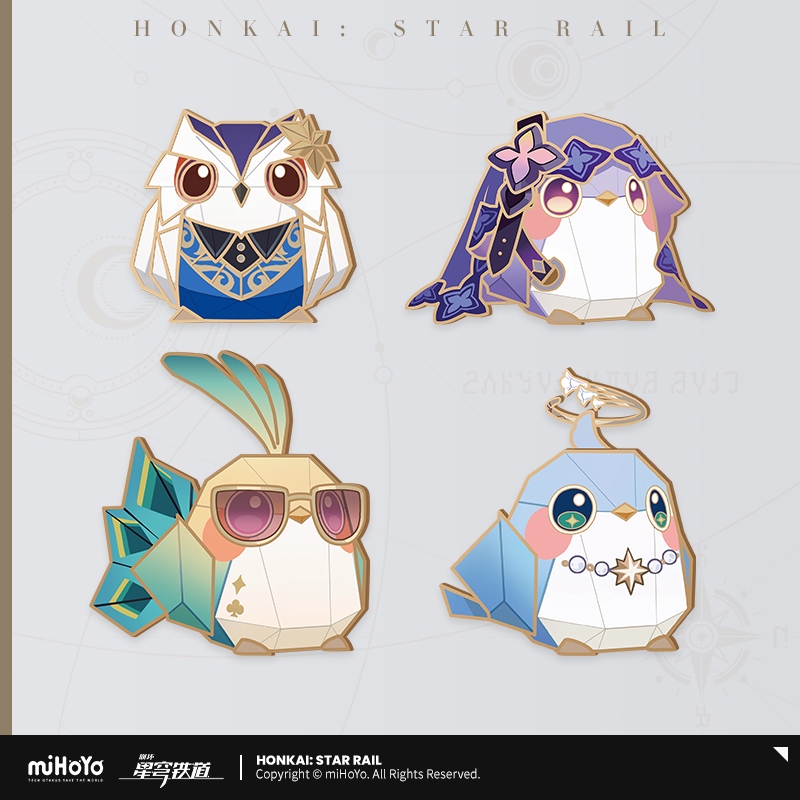 [ พร้อมส่ง / Official ] Honkai Star Rail Owlbert's Reception Room - Bird Metal Pin ฮงไค สตาร์เรล ...