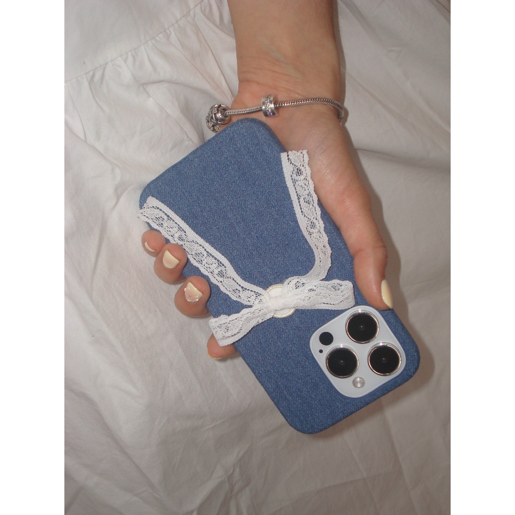 Whiteboard.co Patch for Phone Case - Lace Bow แพทช์ตุ๊กตาติดตกแต่งโบว์ ...