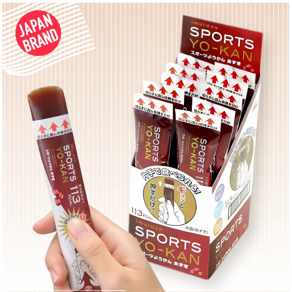 Imuraya Sports Yokan Azuki ขนมญี่ปุ่นดั้งเดิม｜อิมุรายะ สปอร์ต โยวกัง ...