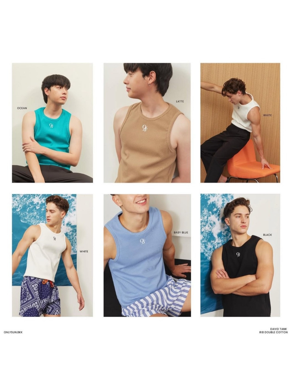 เสื้อกล้าม ONLYSUN รุ่น DAVID TANK | Shopee Thailand