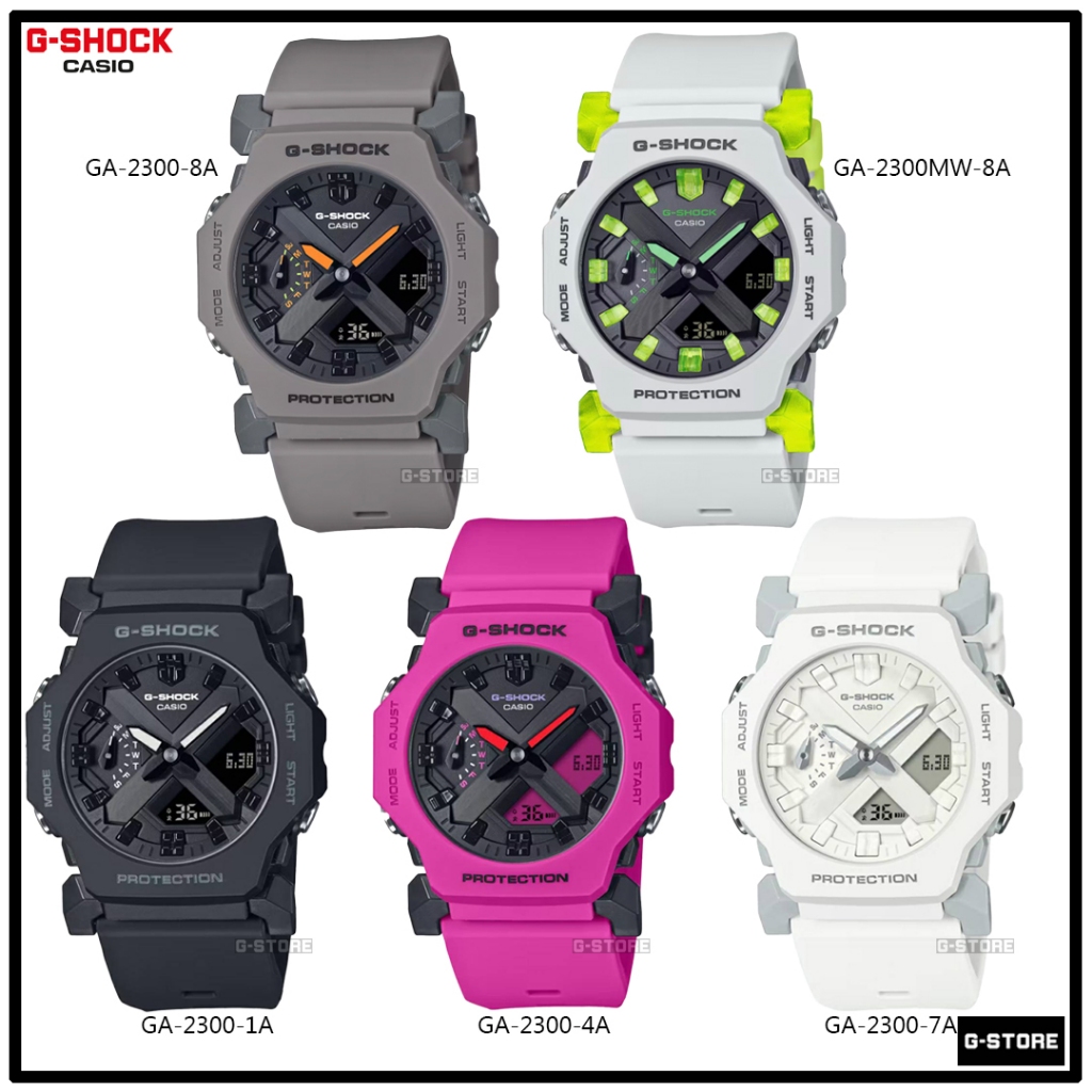 CASIO G-SHOCK รุ่น GA-2300-1 / GA-2300-4 / GA-2300-8 ของแท้รับประกัน 1 ...