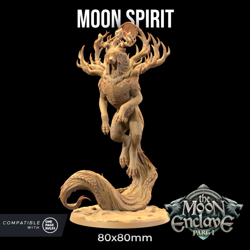 [The Moon Enclave I : Army] - Moon Spirit - โมเดลสำหรับ DnD miniature ...
