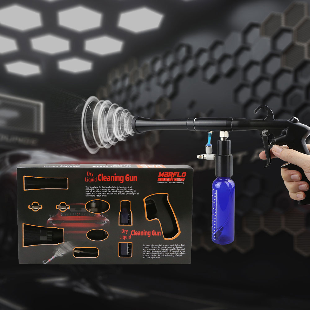 MARFLO Tornado Coating & Cleaning Gun ปืนพ่นเคลือบแว็กซ์ พลาสติกดำ ห้อง ...