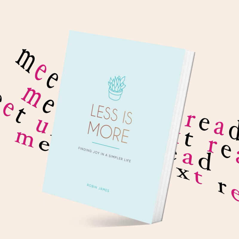 [Hardcover / ปกแข็ง] Less is More: Finding Joy in a Simpler Life by ...