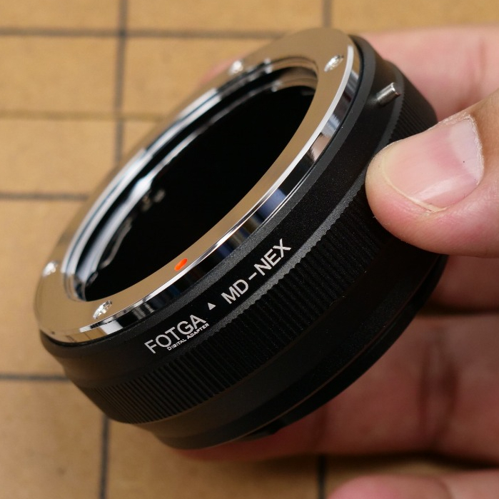 อแดปเตอร์ เลนส์ Minolta MD to Sony E mount NEX สำหรับ Sony Mirorless A7 ...