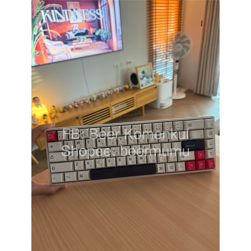 Keyboard Faker FK68T | สวิตช์ Faker Panda | คีย์แคป Kon Momo Clone ...