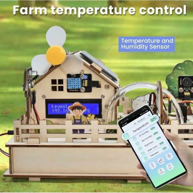 KEYESTUDIO IoT Control สำหรับ Arduino ESP32 kit iOT smart farm ของใหม่ครับ | Shopee Thailand