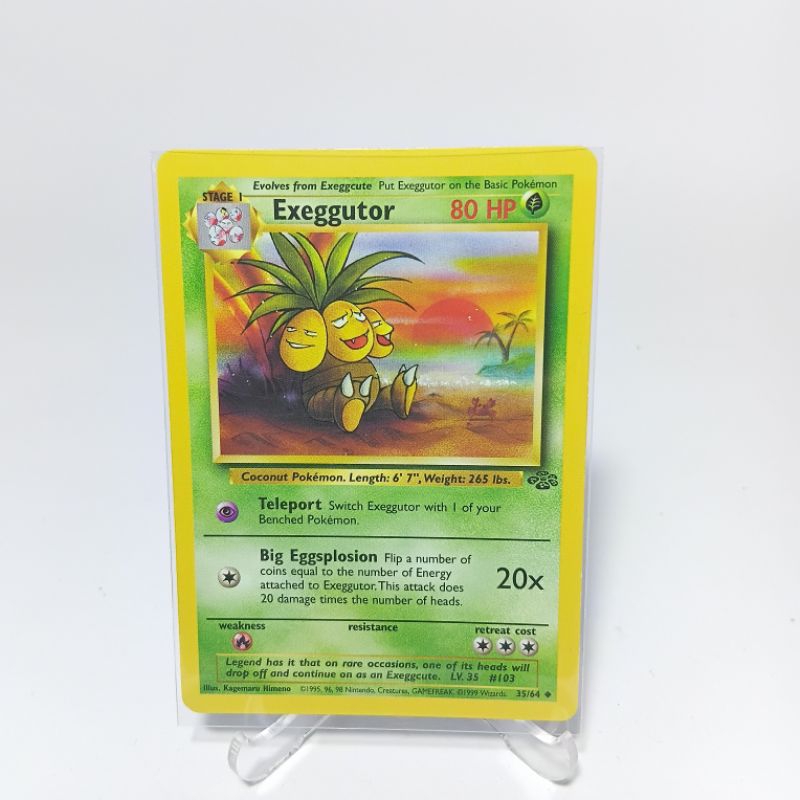 Exeggutor 35/64 - Jungle - Rare Vintage Pokémon Card | Shopee Thailand