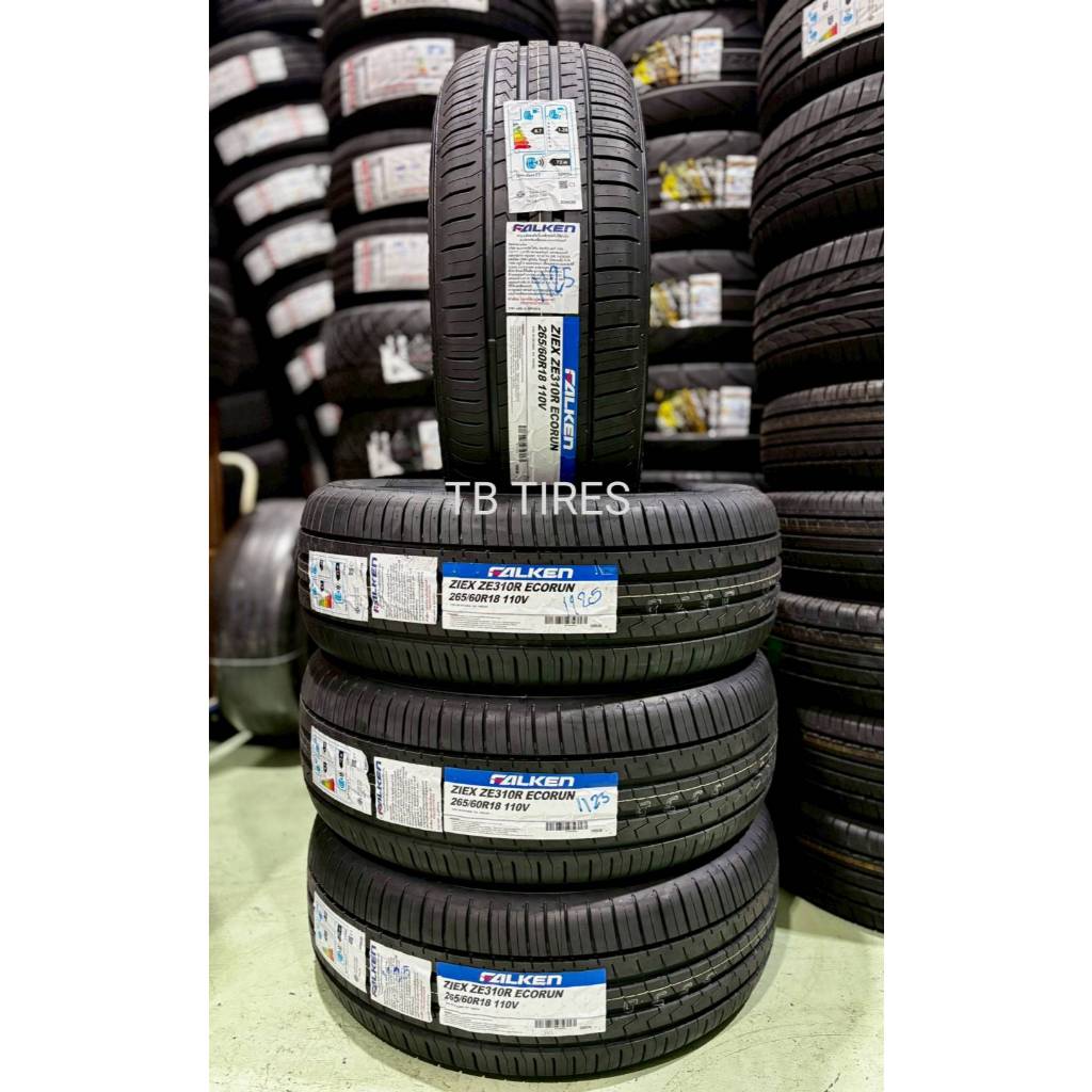 ยางรถยนต์ 265/60R18 110V ZE310R ECORUN ยี่ห้อ FALKEN (ยางใหม่ปี2025) | Shopee Thailand