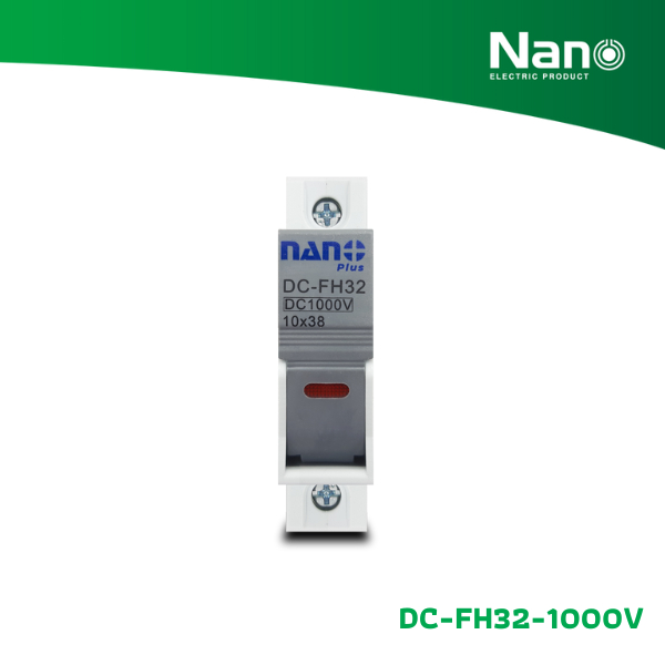 NANO DC FUSE HOLDER เฉพาะกล่อง ไม่รวมลูกฟิวส์ 1P 1000V 32A (1 ชิ้น ...