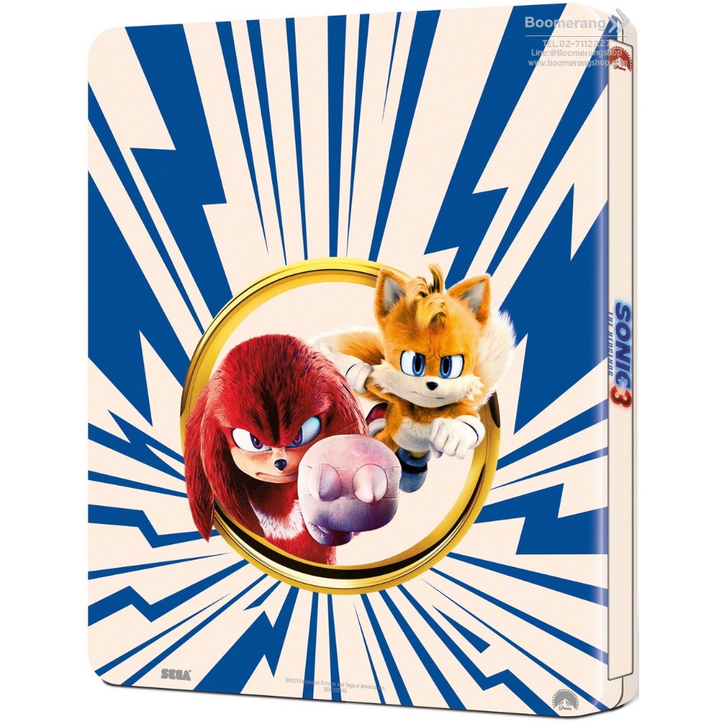 Sonic The Hedgehog 3 /โซนิค เดอะ เฮดจ์ฮ็อก 3 (4K+Blu-ray Steelbook "Blue") (4K/BD มีซับไทย ...