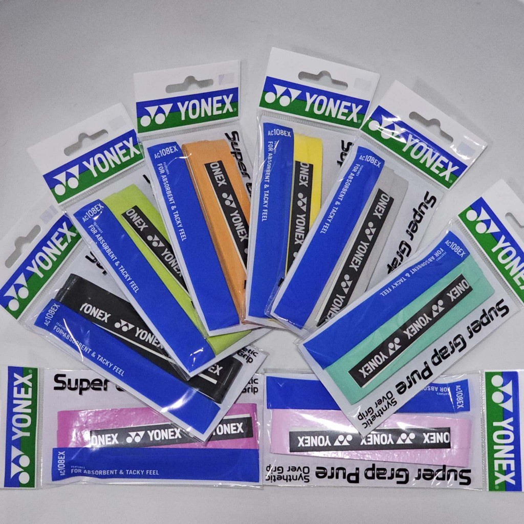 กริปพันด้ามไม้แบด/เทนนิส AC108EX YY Super Grap Pure ผิวหนึบ พรี่เมี่ยม ...