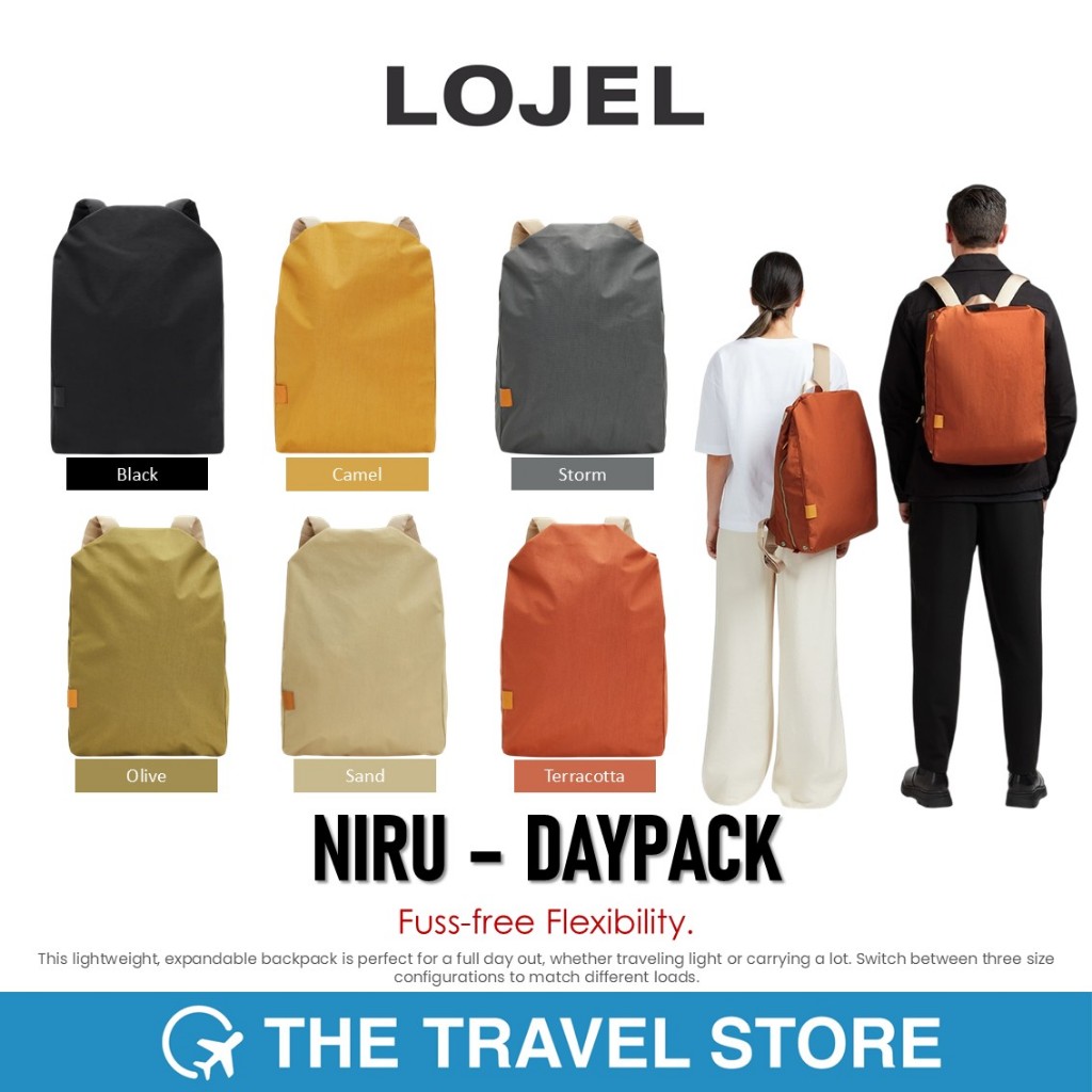 Lojel NIRU - DAYPACK Carrying Lightweight Expandable Backpack กระเป๋าเป้ สะพายหลัง ขยายพื้นที่ ...
