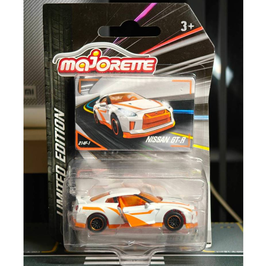 Majorette Nissan GT-R R35 - White/Orange | Shopee Thailand