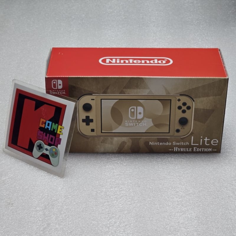(แปลงติดชิป Atmosphere) Nintendo Switch Lite Hyrule Edition สีทอง Box ...