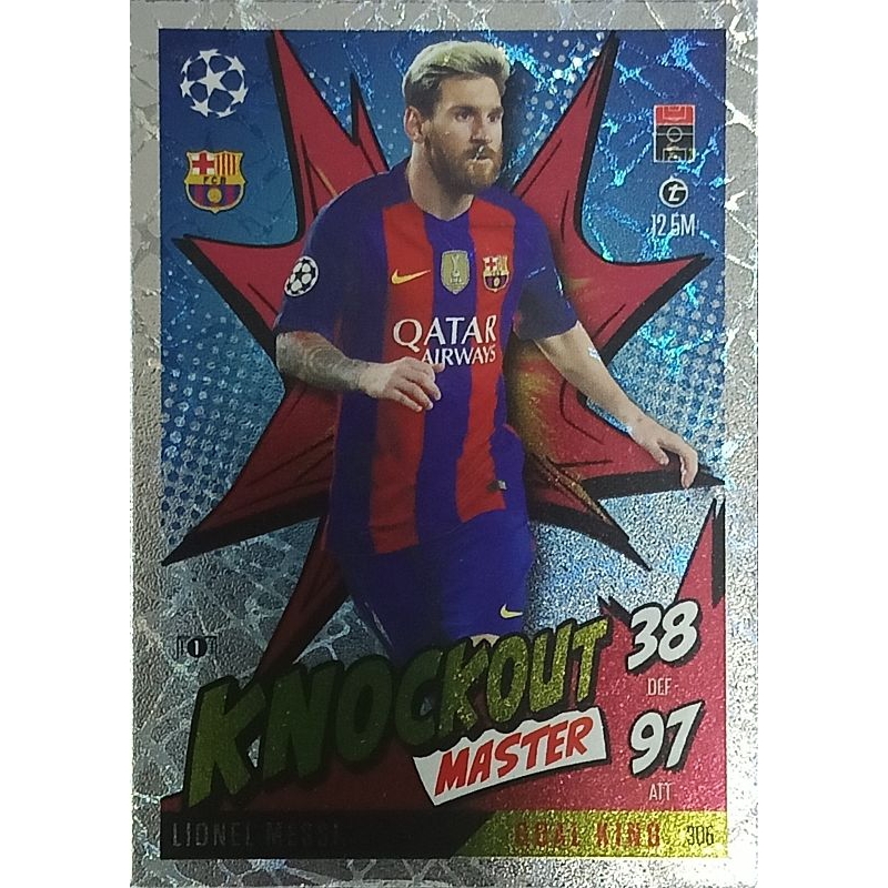 Match Attax Champions League 2024-25 Extra 305 Knockout Master Lionel ...