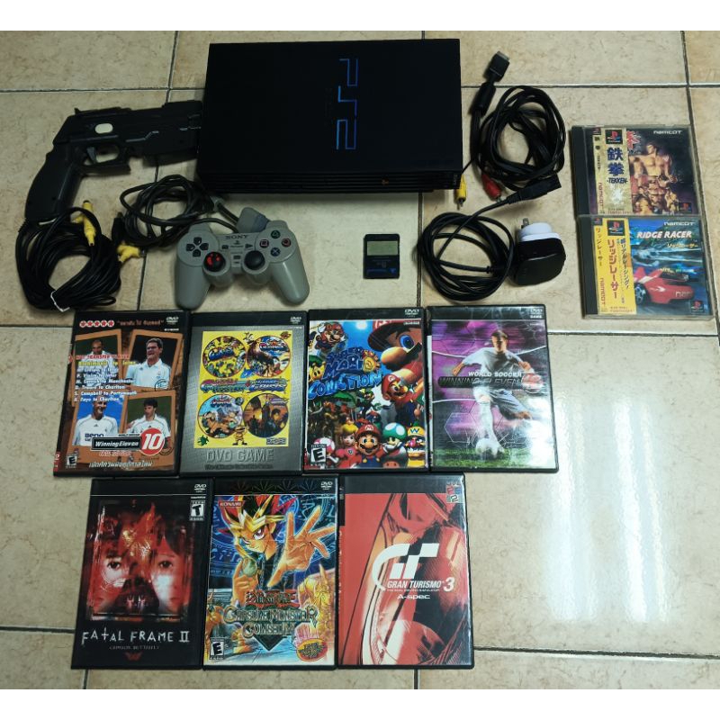 Ps2 อ้วน[Fat] แปลง อุปกรณ์ครบ พร้อมปืน และแผ่นแท้ Ps1 | Shopee Thailand