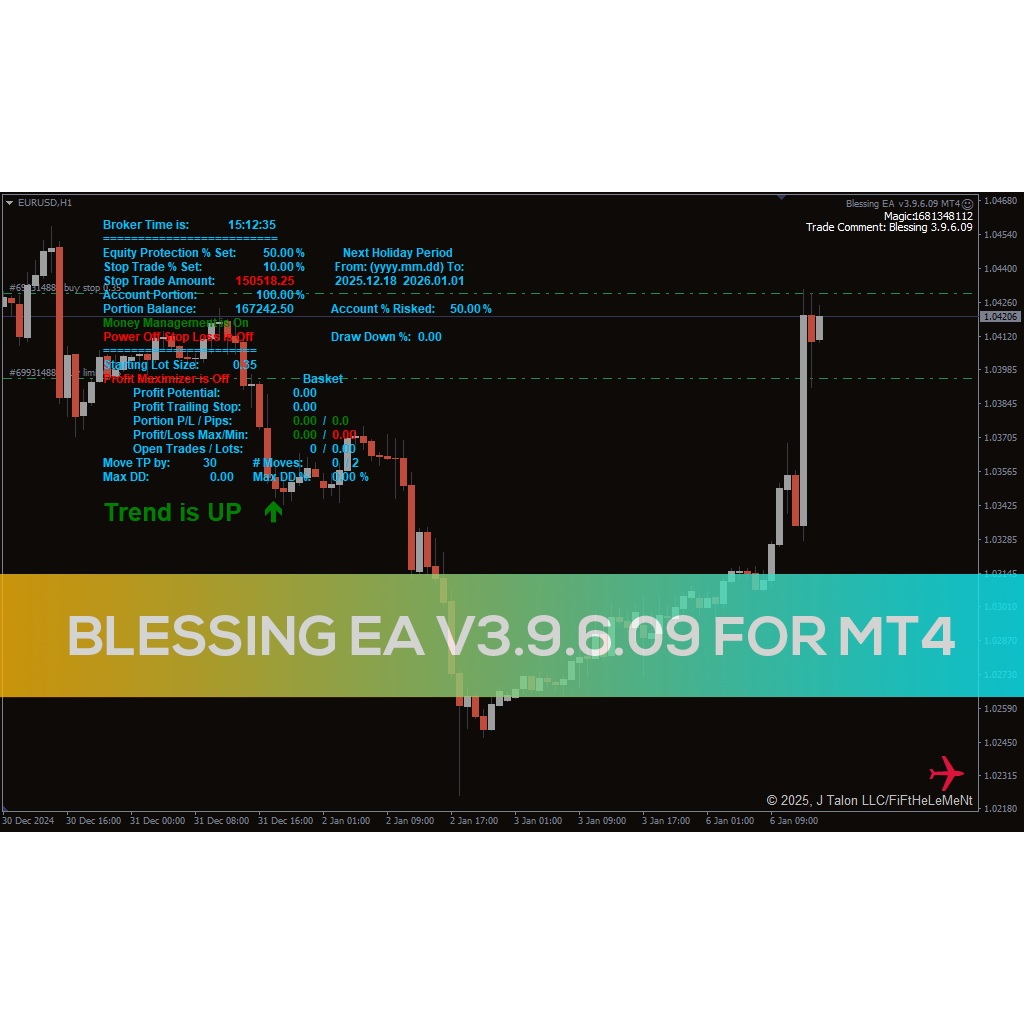 Ea Mt4 ระบบเทรดอัตโนมัติ Blessing-EA | Shopee Thailand