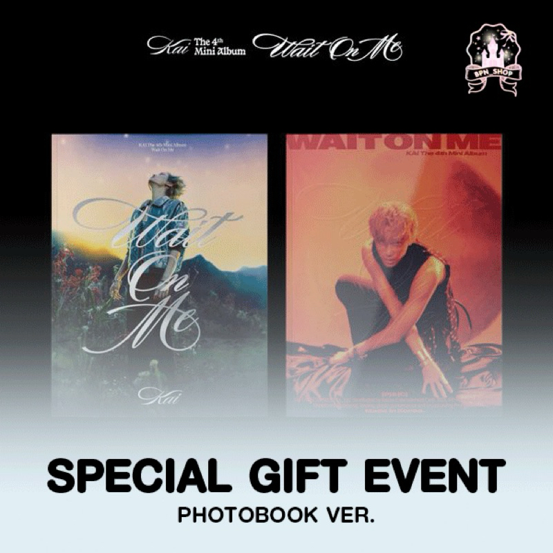 ⚠️อ่านรายละเอียดก่อนสั่งซื้อ⚠️(รอบPOB) KAI 카이 The 4th Mini Album - Wait On Me : Photobook ver ...