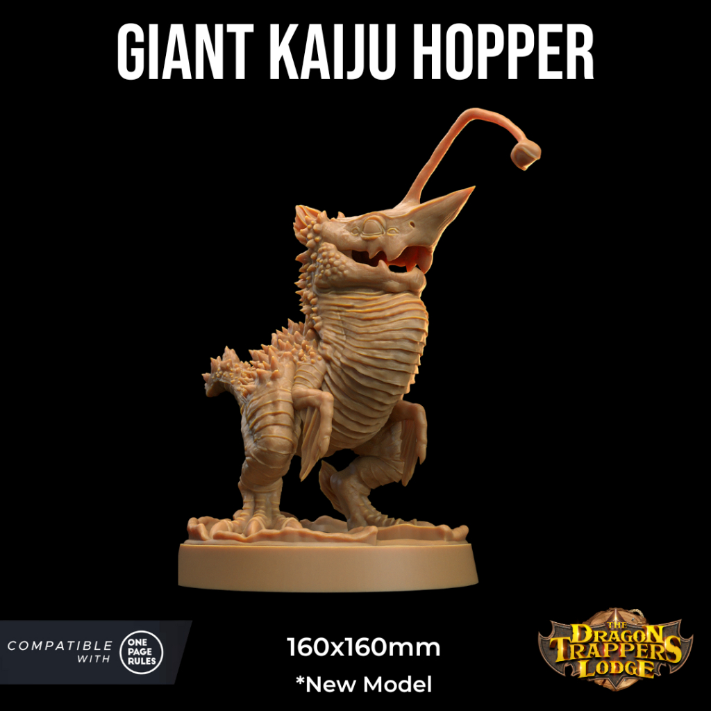 [The Hopper Collection] - Giant Kaiju Hopper - โมเดลสำหรับ DnD ...