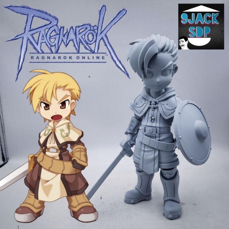 Ragnarok online Ro sword man นักดาบ ของสะสม model resin เรซิ่น | Shopee ...
