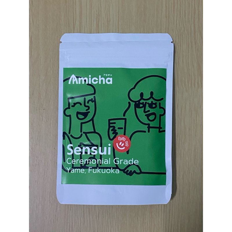 AMICHA Sensui (เซนซุย) ผงมัทฉะ 100% Ceremonial grade ขนาด 30 กรัม พร้อมส่ง | Shopee Thailand