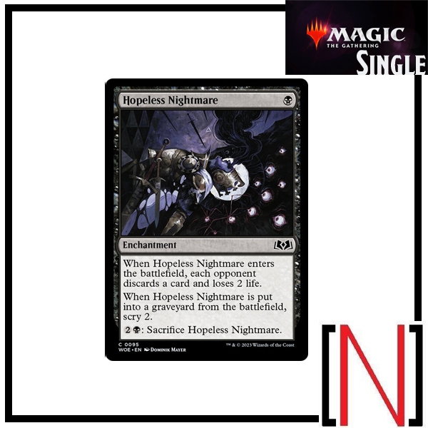 [MTG][Single][WOE] Hopeless Nightmare ระดับ Common [ภาษาอังกฤษ ...