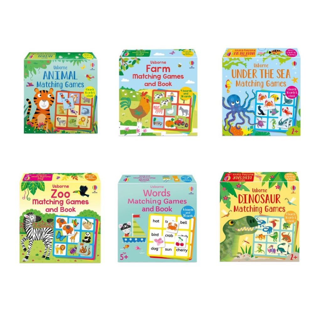 Usborne - Matching Games + Book Series | Shopee Thailand