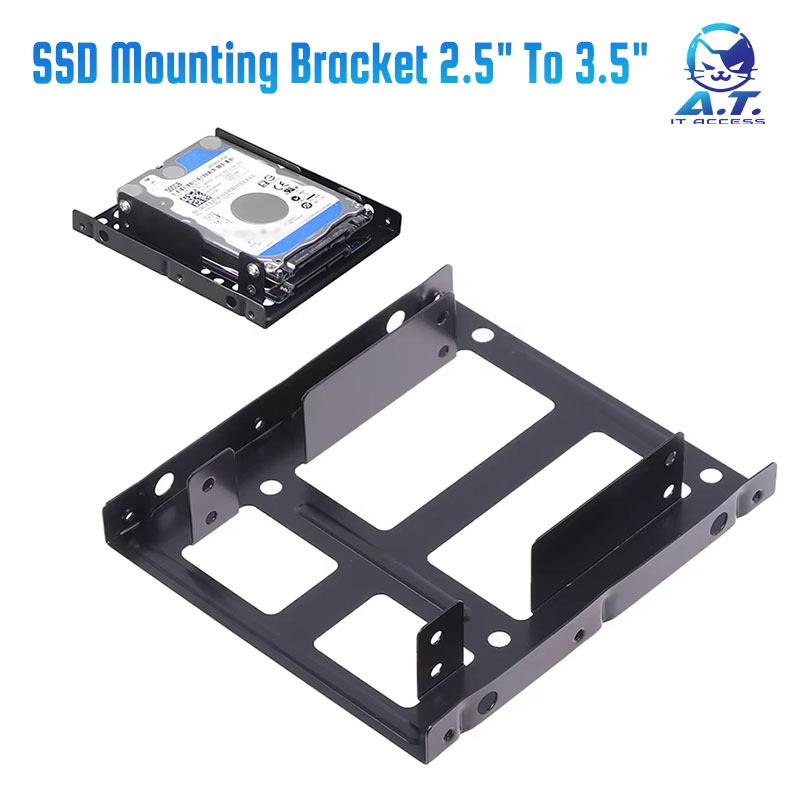 SSD Mounting Bracket 2.5 To 3.5 Inch Hard Disk Bracket Hard Drive ...