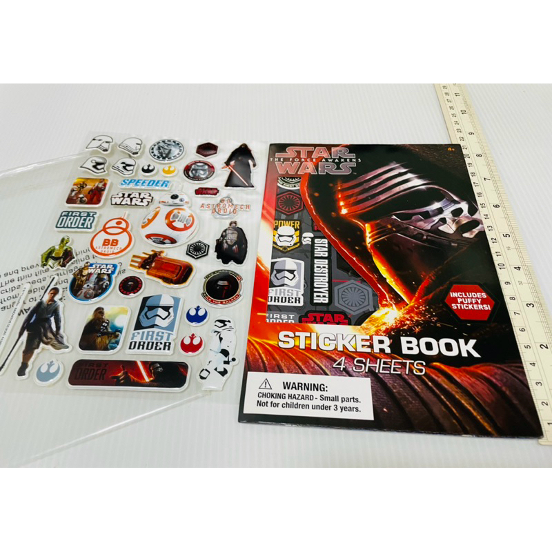 ใหม่ Star Wars Sticker Book 4 Sheets 30 บาท | Shopee Thailand