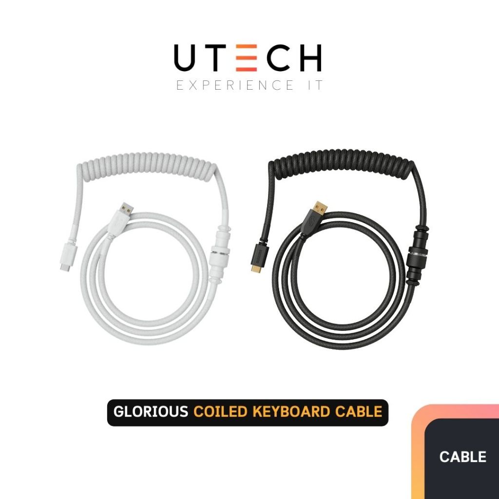 สายคีย์บอร์ด GLORIOUS COILED KEYBOARD CABLE by UTECH | Shopee Thailand