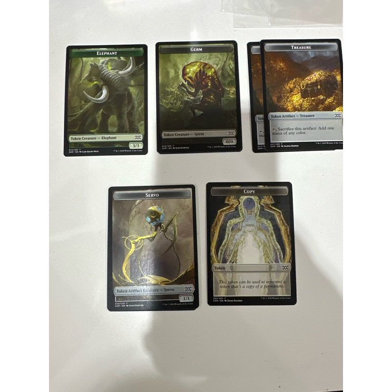 Double Masters : Token Copy Treasure Servo Elephant Germ ของแท้พร้อมส่ง ...