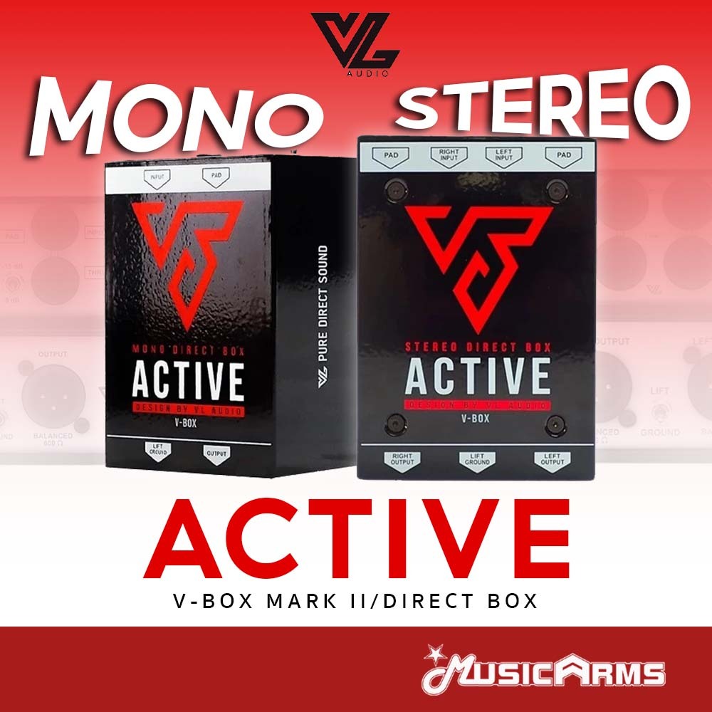 [ใส่โค้ดลด1000บ.] VL Audio Vbox Stereo/Mono Active ดีไอ บ๊อกซ์ DI ...