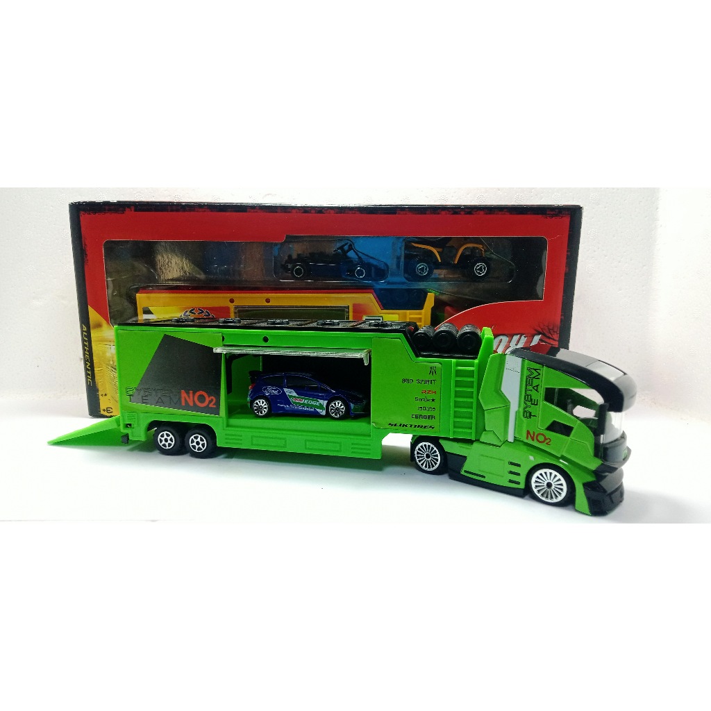 โมเดลรถ มาจอเร็ท Majorette รถบรรทุก SYSTEM TEAM NO.2 1/60 ซม. สภาพใหม่ ...