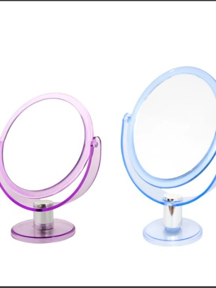 Double sided table mirror กระจกตั้งโต๊ะ 2 หน้ามี2แบบทรงวรีกับทรงกลม ...