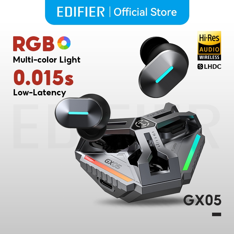 Edifier Hecate GX05 หูฟังสำหรับเล่นเกม V5.3 | เสียงความละเอียดสูง | LHDC | ดองเกิล 2.4 GHz | ไฟ ...