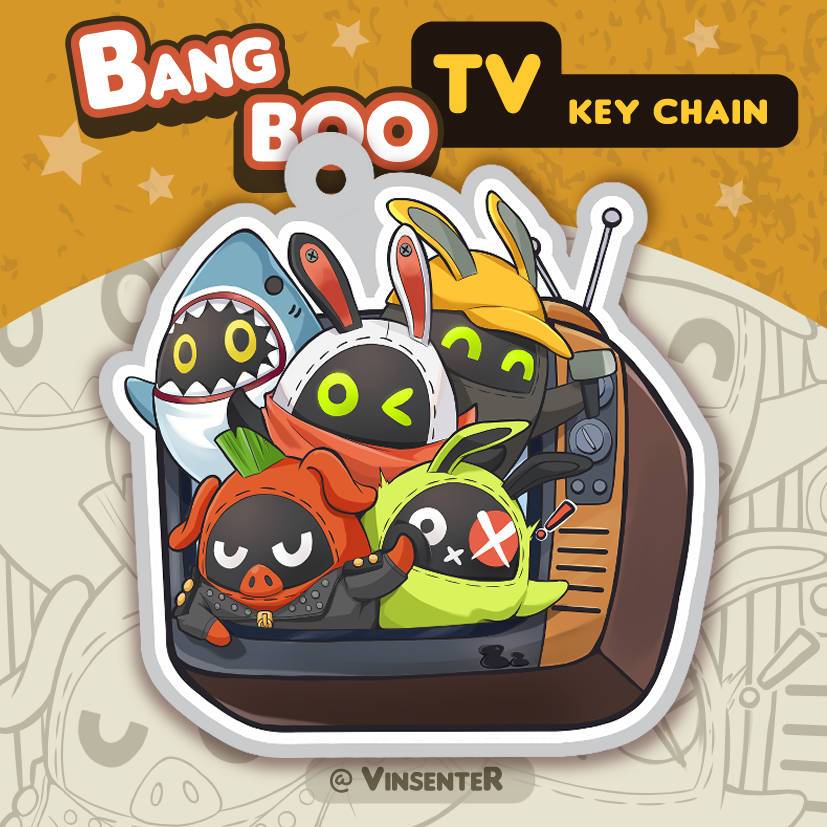 (พร้อมส่ง) bang boo TV Keychain ZZZ zenless zone zero | Shopee Thailand