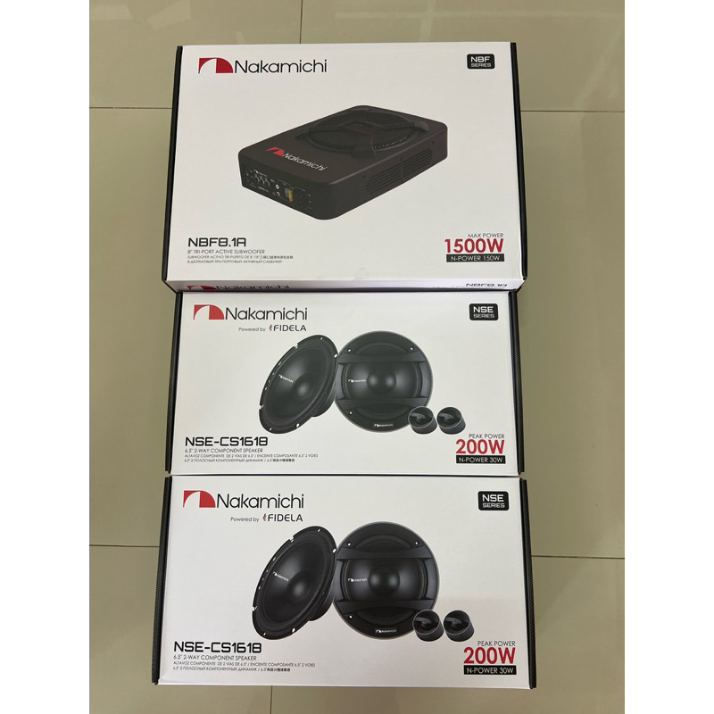 5890บาท 8“Subbox 1ตัว 6.5”แยกชิ้น 2ชุด ยี่ห้อ NAKAMICHI ติดรถยนต์ | Shopee Thailand