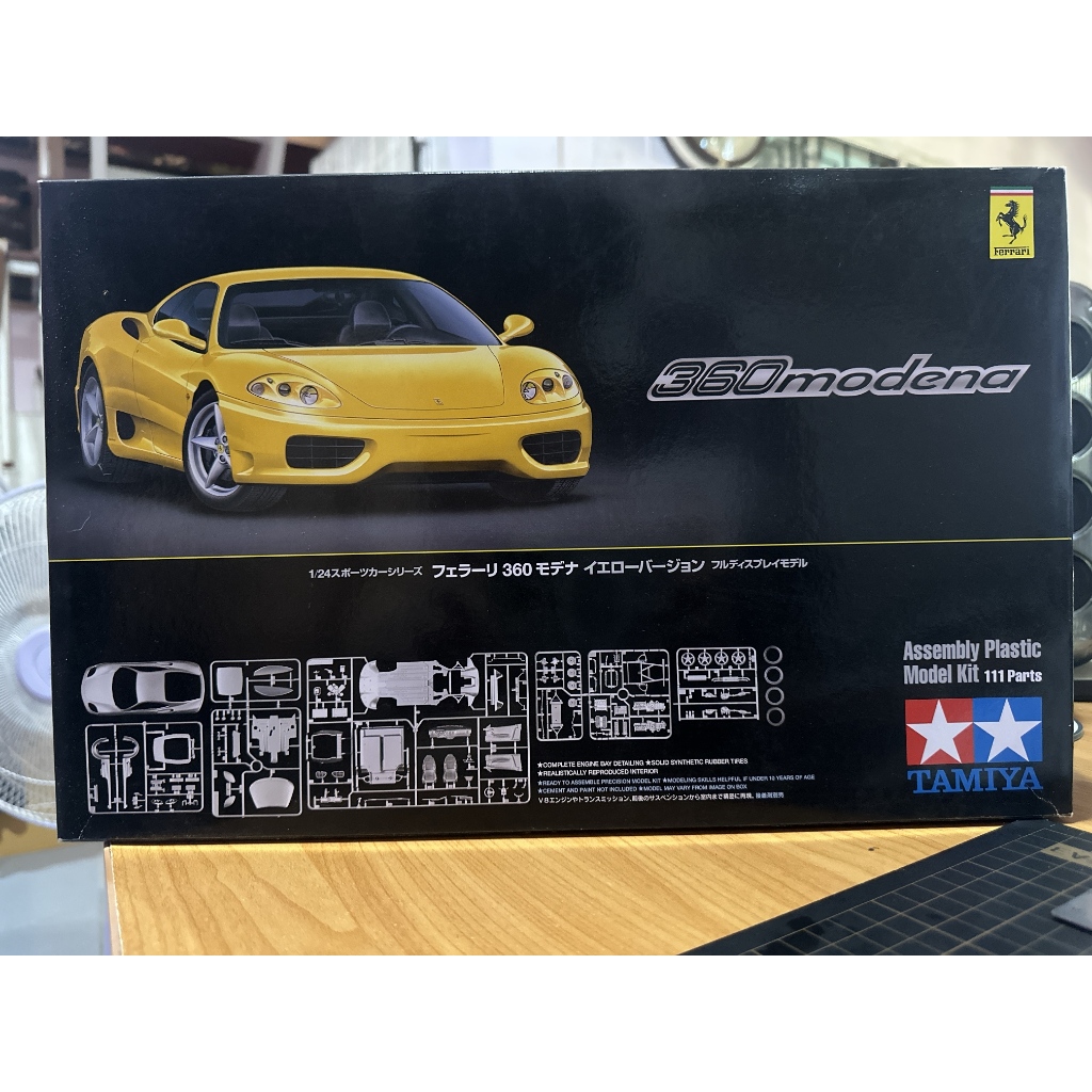 Tamiya Ferrari 360modena สภาพดีมากกล่องผลิตล็อตท้ายๆๆ artboxเป็นพื่น ...