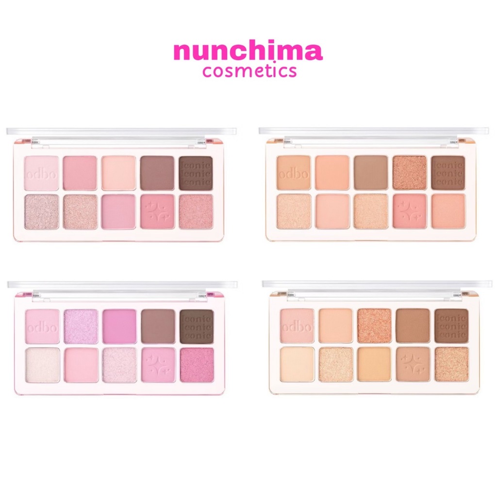 OD2029 ODBO Iconic Eyeshadow palette 10 colors โอดีบีโอ ไอโคนิค อายแชโดว์ พาเลทท์ 10 สี | Shopee ...