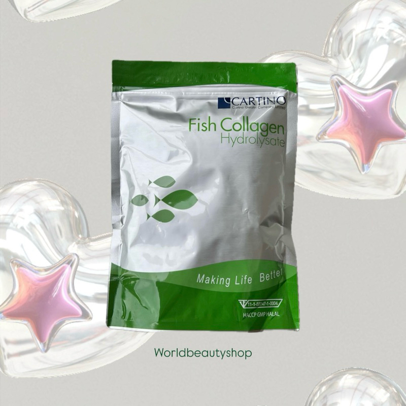 [พร้อมส่ง] Collahealth Collagen powder 100% ( Cartino คาร์ติโน คอลลาเจน ...