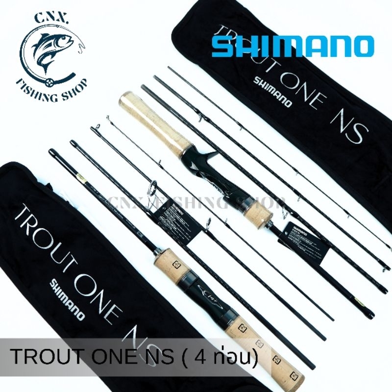 คัน SHIMANO TROUT ONE NS ( 4 ท่อน ) 2024 | Shopee Thailand
